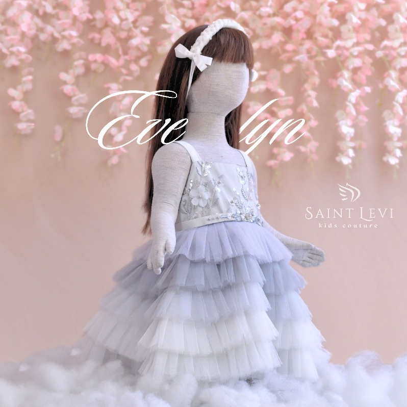 Jual [ST. LEVI BASIC] Available 1-8 tahun - EVELYN dress /gaun pesta anak /gaun ulang tahun anak ...