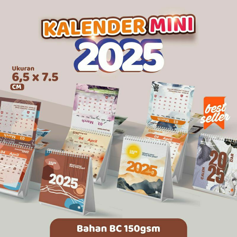 Jual KALENDER MINI 2025/ KALENDER MEJA MINI / KALENDER MEJA / KALENDER ...