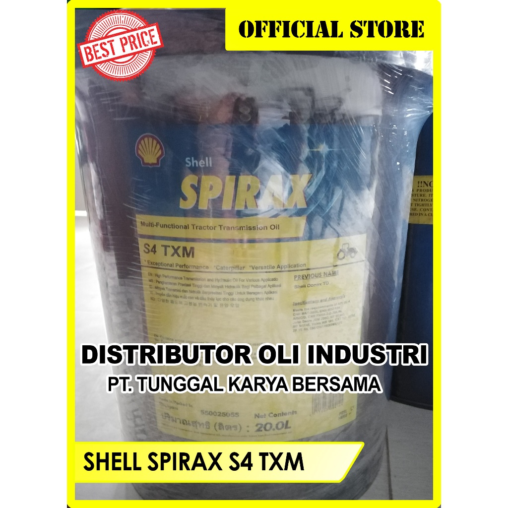 Jual SHELL SPIRAX S4 TXM ( 20 Liter - Ready Stock ) | Shopee Indonesia