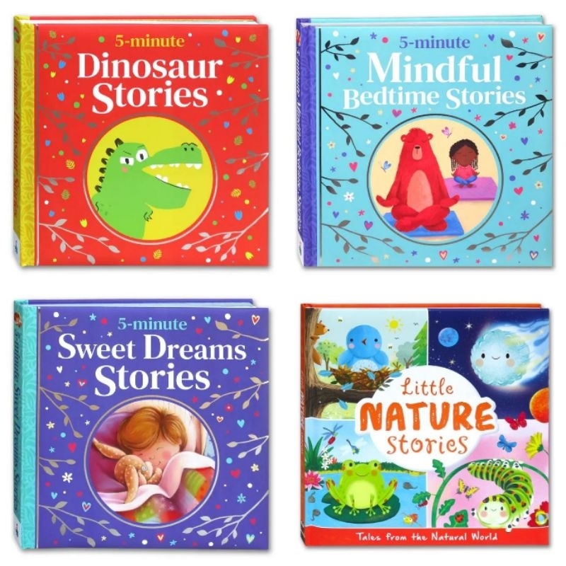 Jual 5-Minute Stories Book Dinosaur, Mindful, Sweet Dream & Nature ...
