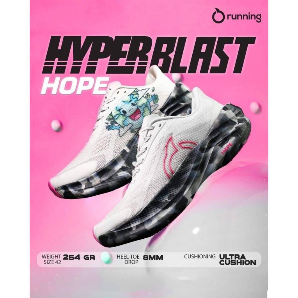 Jual Sepatu Running Ortuseight Hyperblast 2.0 SE Hope Edisi Andy Wibowo ...