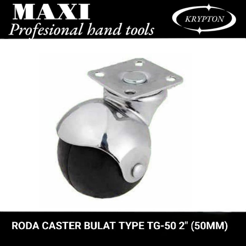 Jual Maxi roda ban Caster bulat 2" (50mm) type TG-50 ( harga per biji ...