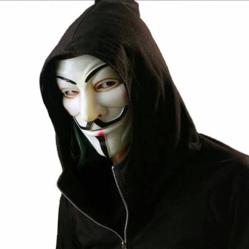 Jual Topeng Vendeta Topeng hacker bjorka topeng pesta mask party topeng ...