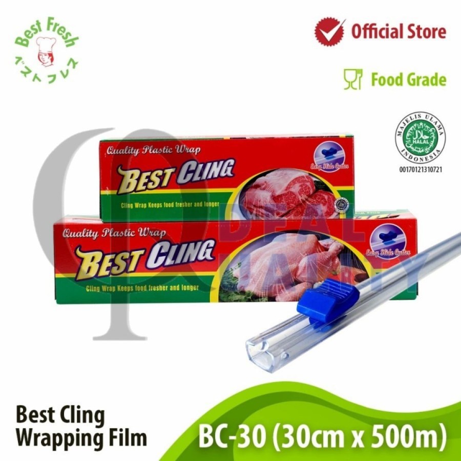 Jual BEST CLING 30 cm x 500 meter JUMBO - PLASTIK WRAP CLING - FOOD ...