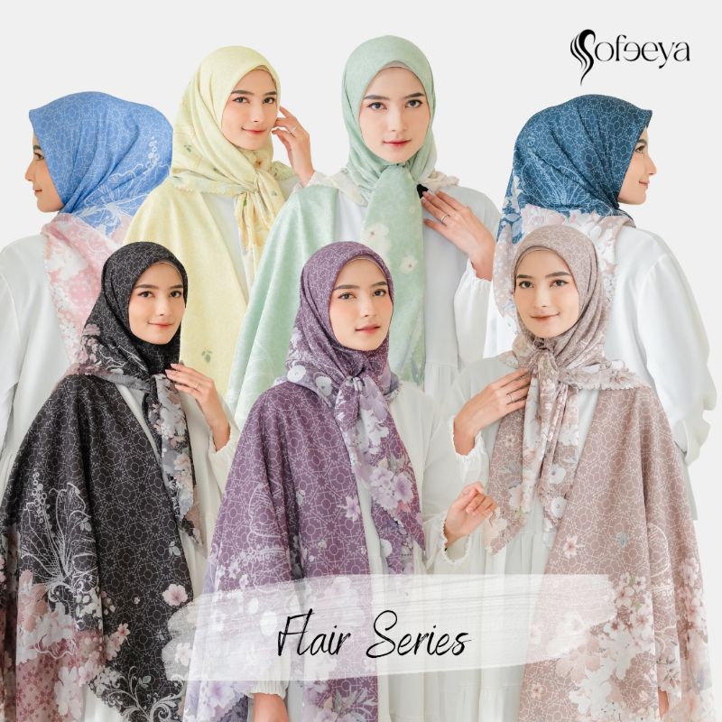 Jual FLAIR SERIES - Hijab Voal Premium Best Quality | Hijab Motif bunga ...