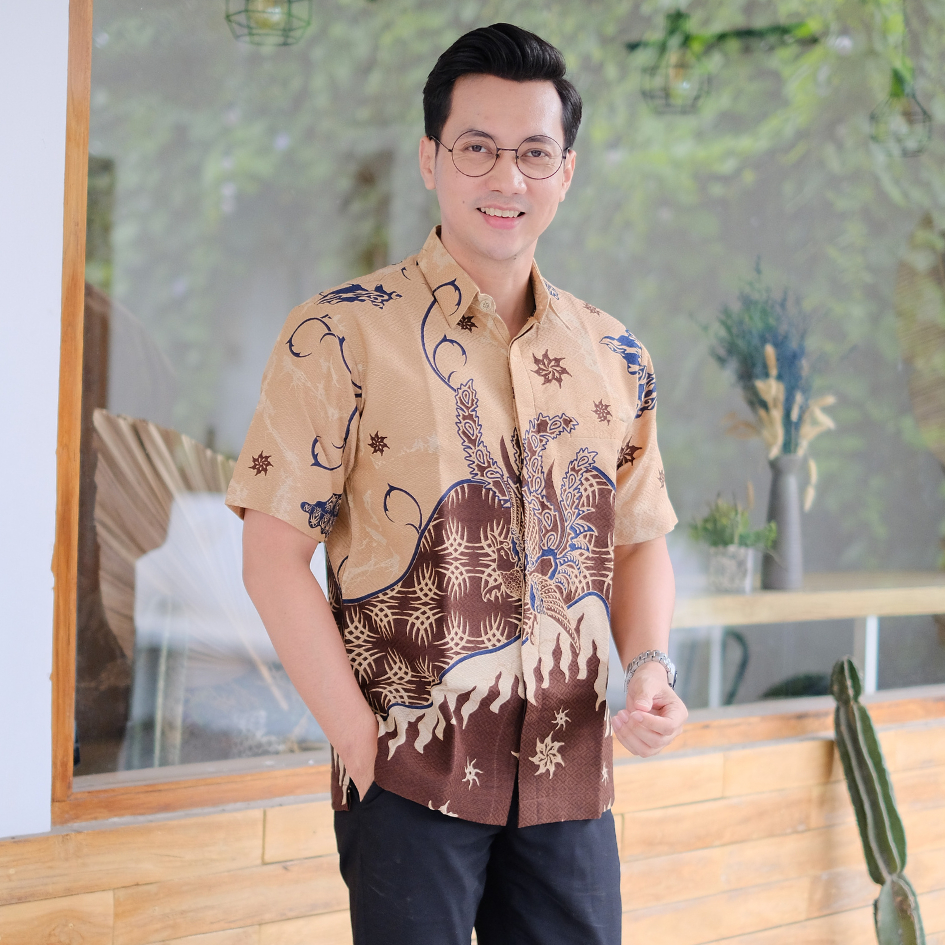 Jual BATIK PRIA KEMEJA BATIK PRIA BATIK MODERN ATASAN BATIK BAJU BATIK ...