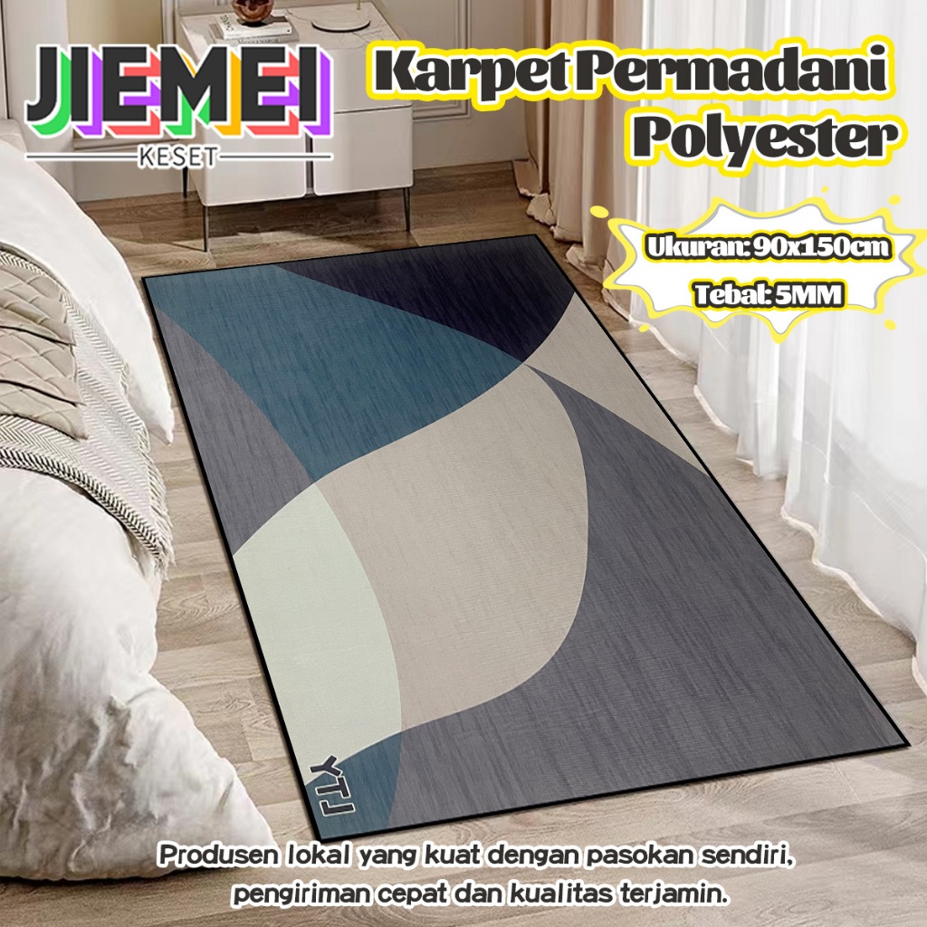 Jual JIEMEI Karpet Permadani Ruang Tamu Uk 90x150 Modern / motif ...