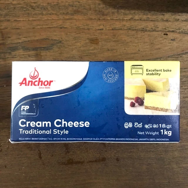 Jual Anchor Cream Cheese Kemasan 1kg - Gosend/Grab Only! | Shopee Indonesia
