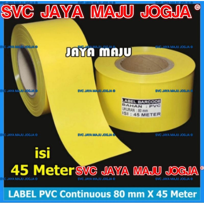 Jual 80 X 45 PVC CONTINOUS TANPA GAP - KUNING - ISI 45 METER || CORE 3 ...
