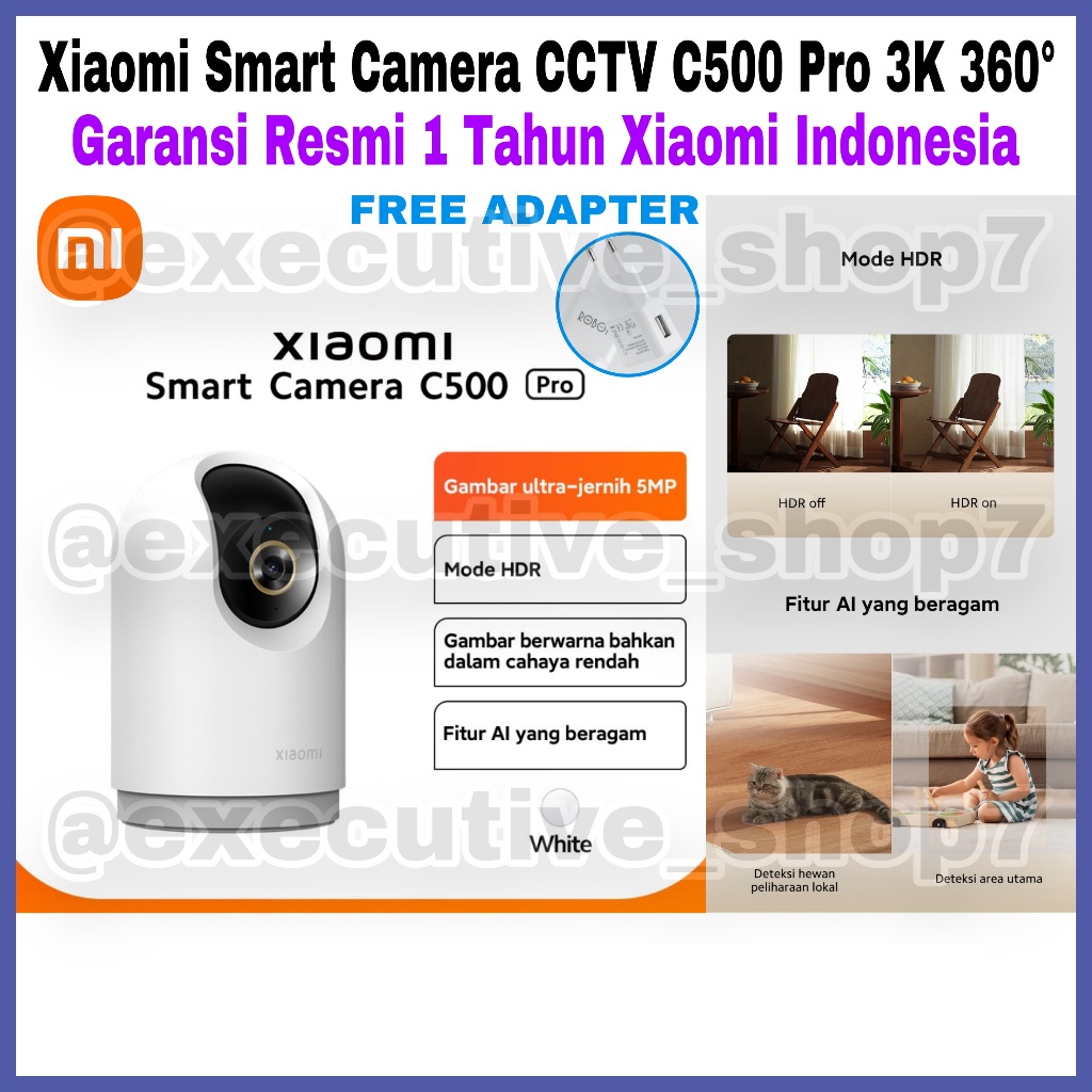 Jual Smart Camera CCTV C500 Pro 3K 360° - Garansi Resmi 1 Tahun ...