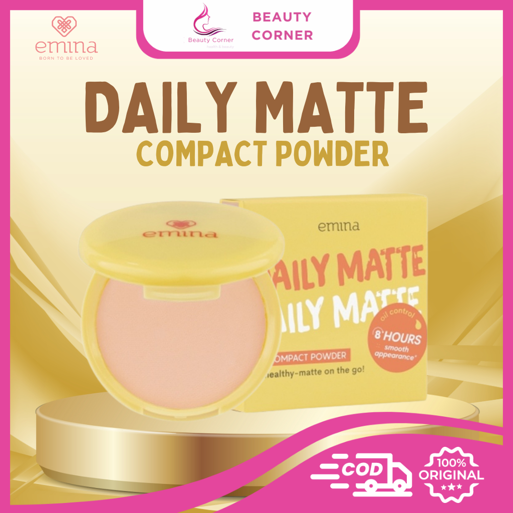 Jual Emina Daily Matte Compact Powder | Shopee Indonesia