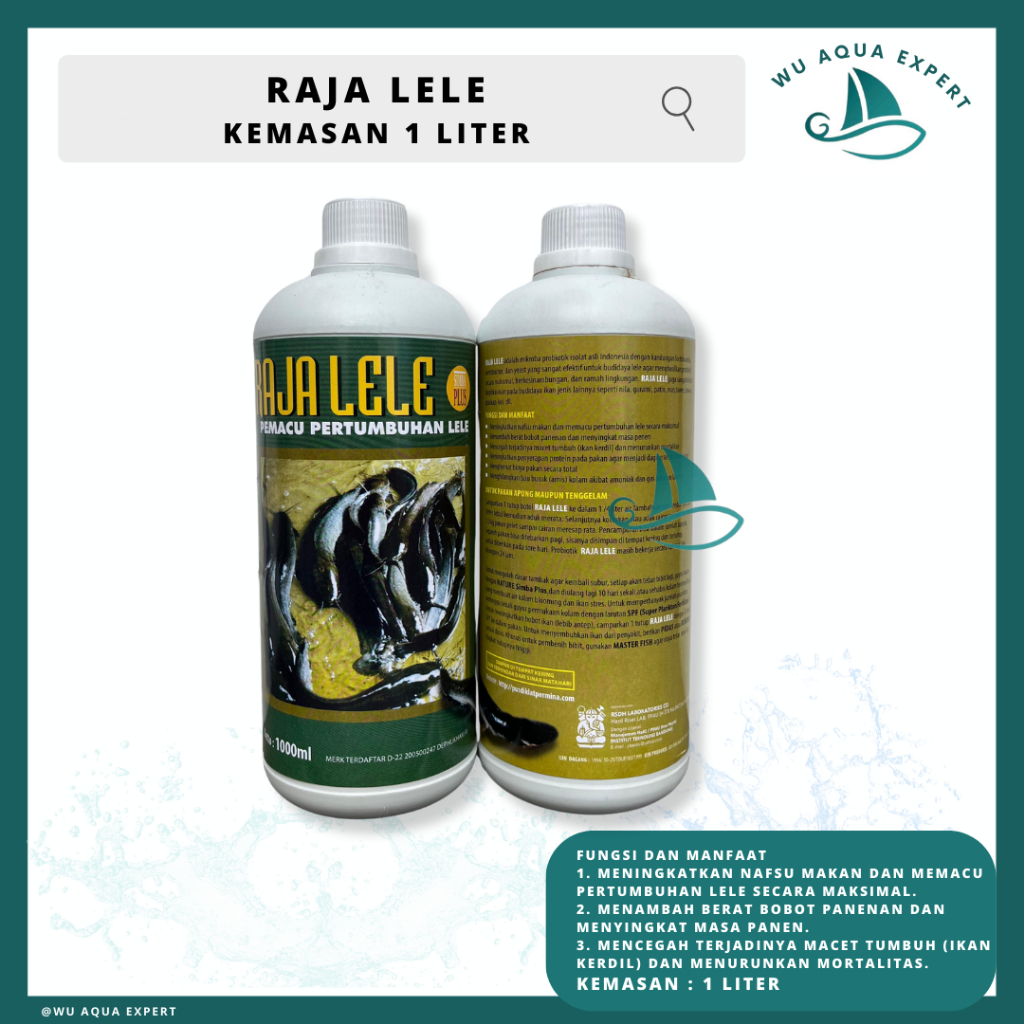 Jual RAJA LELE pemacu pertumbuhan lele obat ikan probiotik vitamin ...
