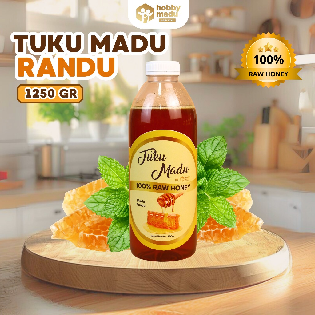 Jual Madu Randu Madu Hutan Botol 1250g - Tuku Madu | Shopee Indonesia