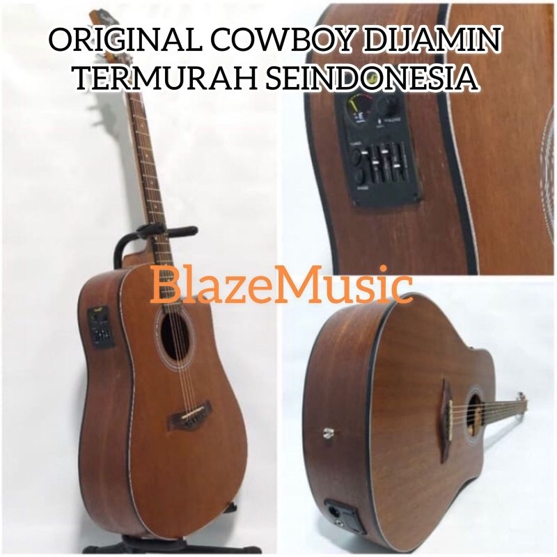 Jual [ORIGINAL] Gitar akustik elektrik IMPORT COWBOY GWC 240 NS NA ...