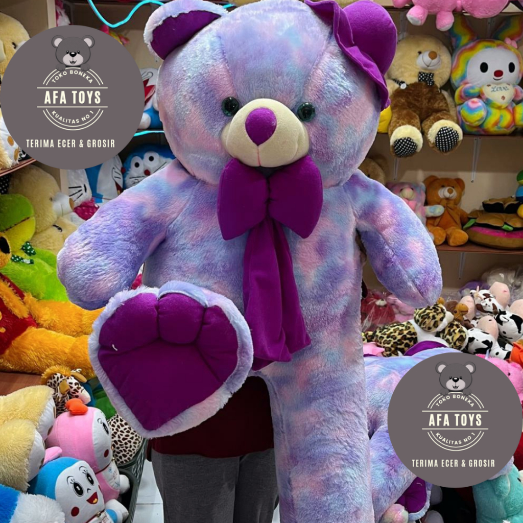 Jual Boneka Teedy Bear Rainbow JUMBO 90 CM | Shopee Indonesia