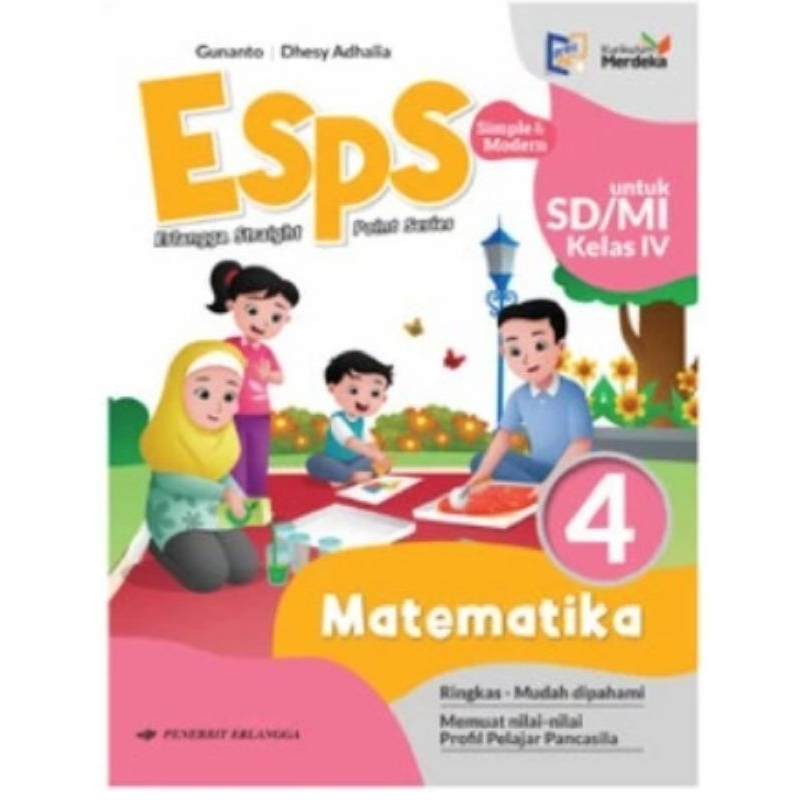 Jual buku matematika MTK kelas 4 Erlangga | Shopee Indonesia