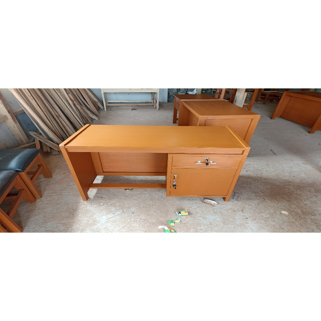 Jual Meja Guru, Meja Kantor, Meja Guru dari kayu | Shopee Indonesia