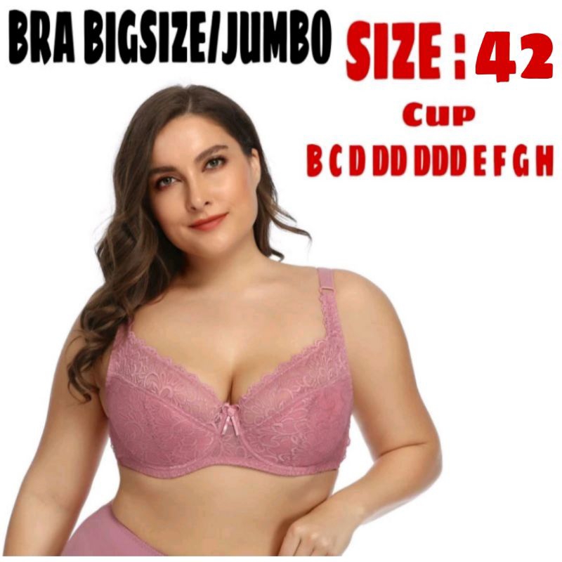 Jual ANEKA BRA BIGSIZE JUMBO SIZE 42 D DD DDD F G KAWAT TANPA BUSA BRANDED EXPORT | Shopee Indonesia