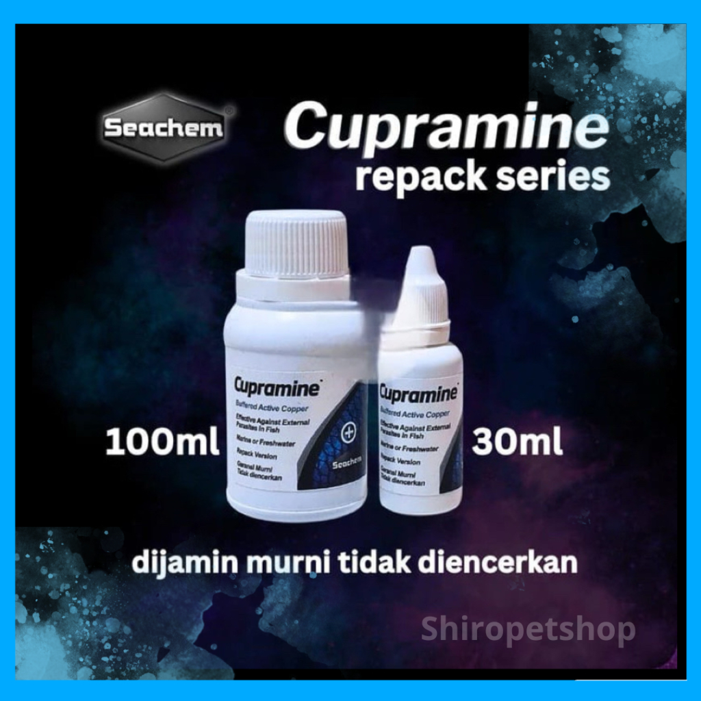Jual Seachem Cupramine Obat Ikan Copper Anti Parasit Air Laut Tawar ...