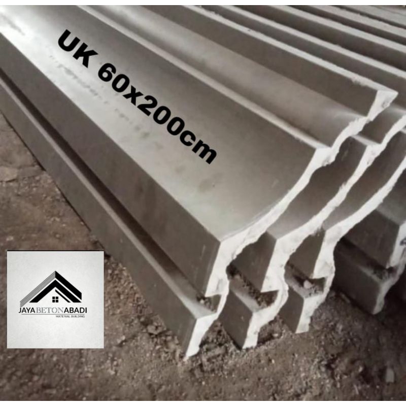 Jual LIS PLANG PROFIL BETON ASLI PULL BETON UK 60x200cm | Shopee Indonesia