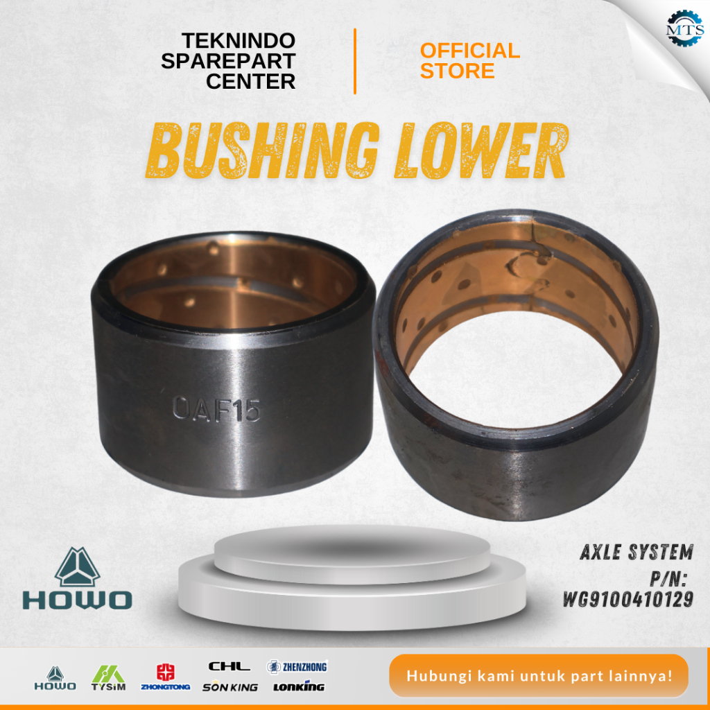 Jual Bushing Lower | WG9100410129 | Type Model: Dump Truck Howo ...