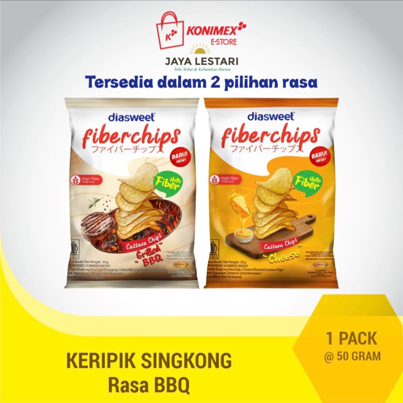 Jual Diasweet Fiberchips (2 Varian Rasa) (50g) | Shopee Indonesia