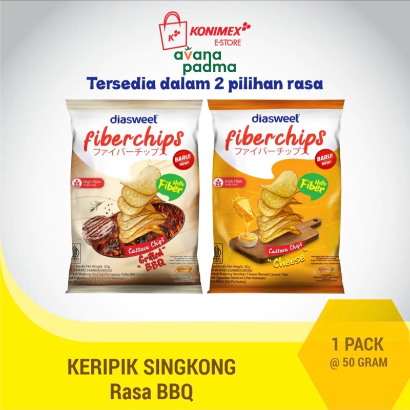 Jual Diasweet Fiberchips (2 Varian Rasa) (50g) | Shopee Indonesia