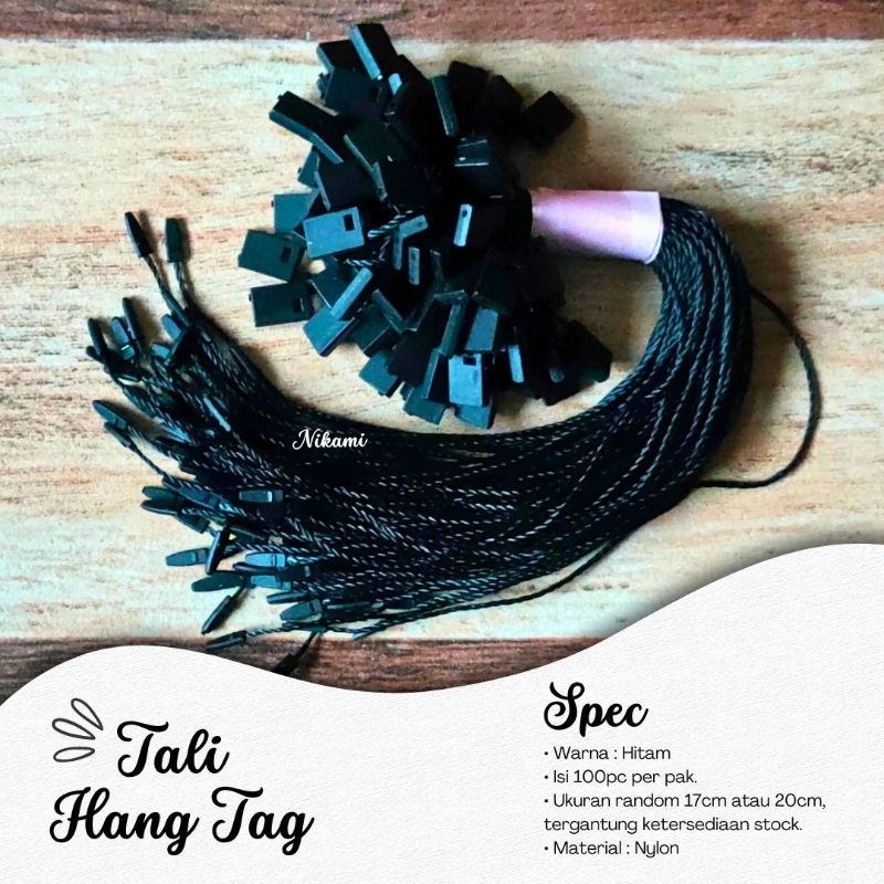 Jual Tali Hang Tag - Hang Tag String Untuk Garment | Shopee Indonesia
