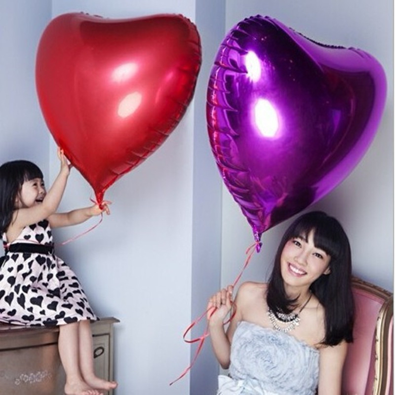 Jual Balon Love Hati 60cm 24inch Jumbo Valentine | Shopee Indonesia