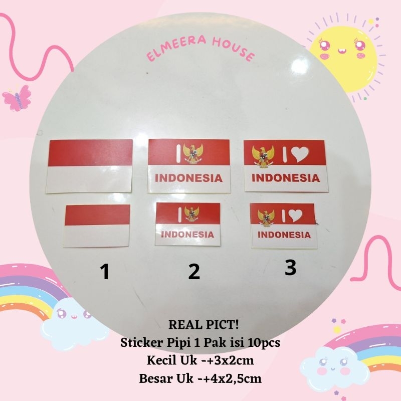 Jual Sticker Pipi Kemerdekaan| Agustusan | Shopee Indonesia