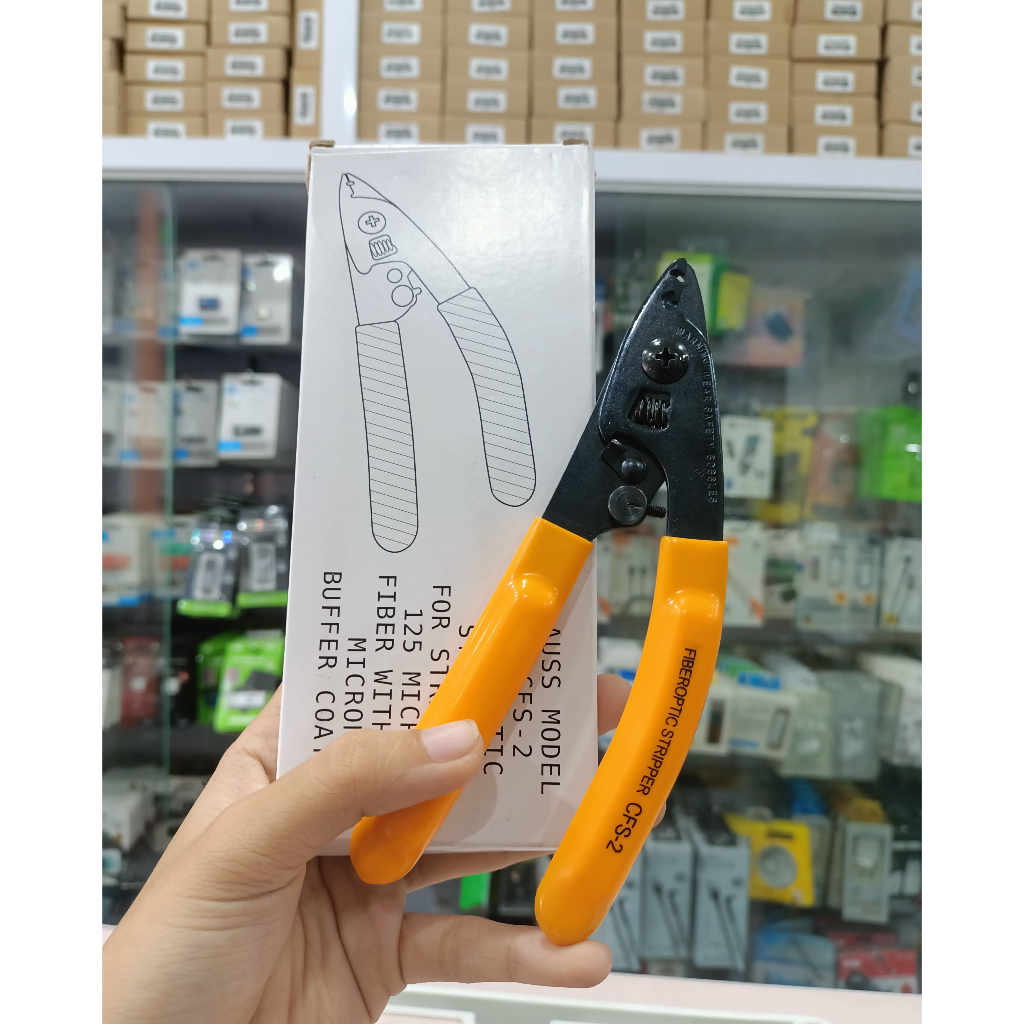 Jual Fiber Optic Stripper CFS-2 Tang Kupas Kabel Fiber Optik | Shopee ...