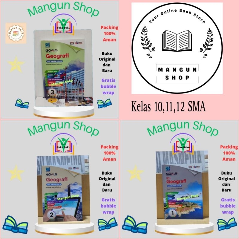 Jual Buku Goals Geografi Kelas 10,11,12 SMA/MA Kurikulum Merdeka Grafindo | Shopee Indonesia
