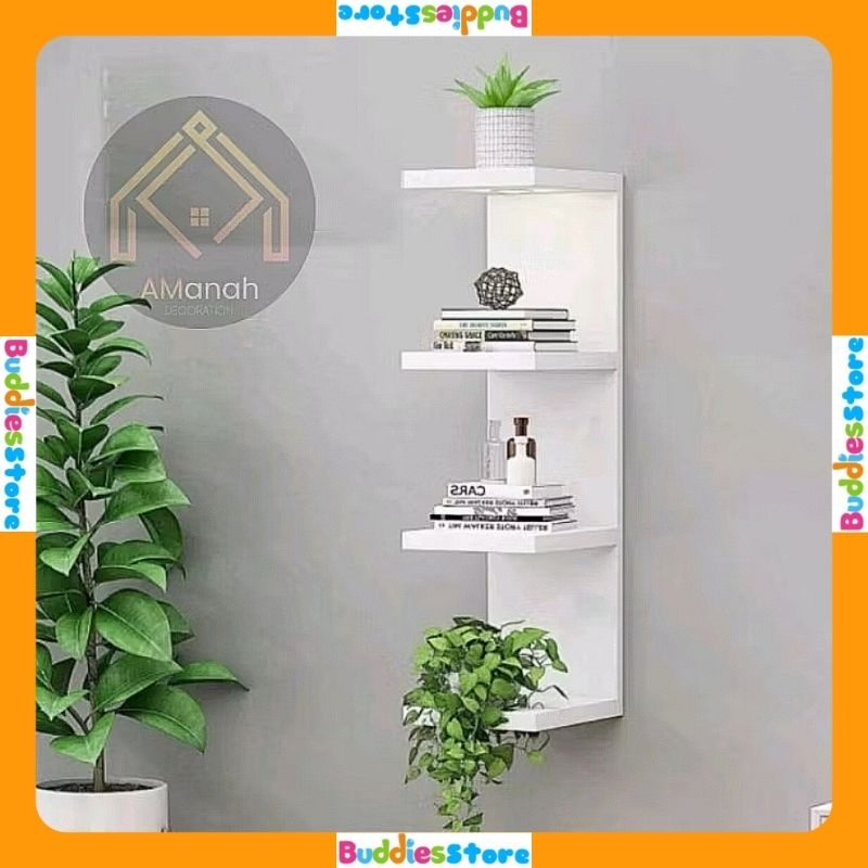 Jual RAK DINDING GANTUNG 4 TINGKAT KODE RKA0037 - RAK BUNGA HIAS ...