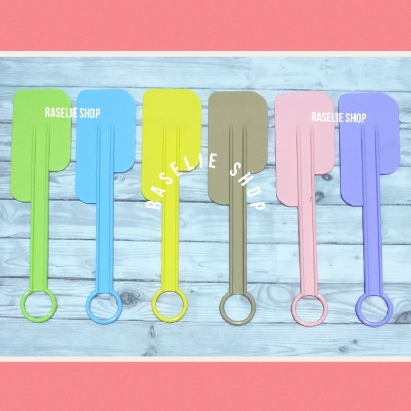 Jual Solet Spatula Plastik Oles Kue Cake Mentega Buttercream Selai ...