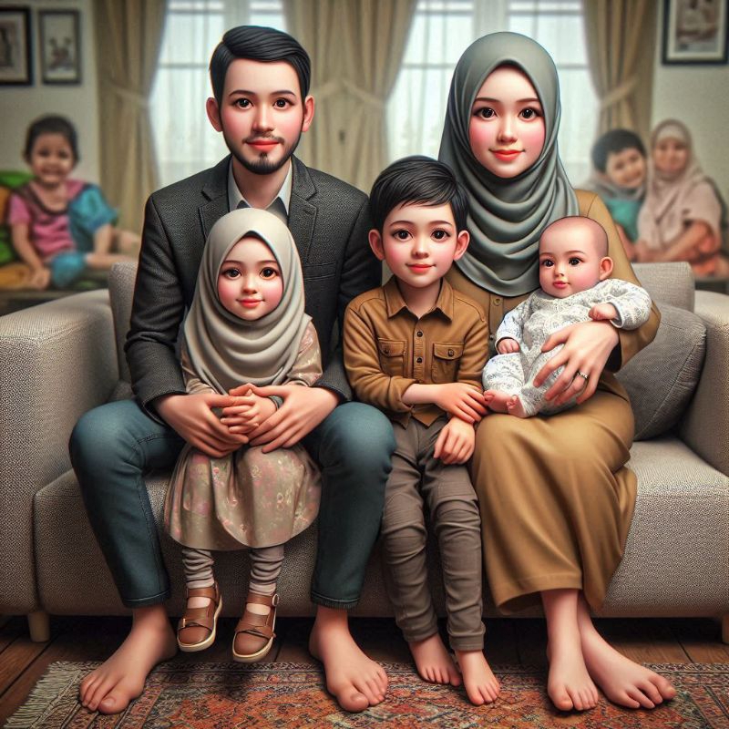 Jual Jasa Edit Foto Karikatur | Keluarga Besar 10k Perwajah | Shopee Indonesia