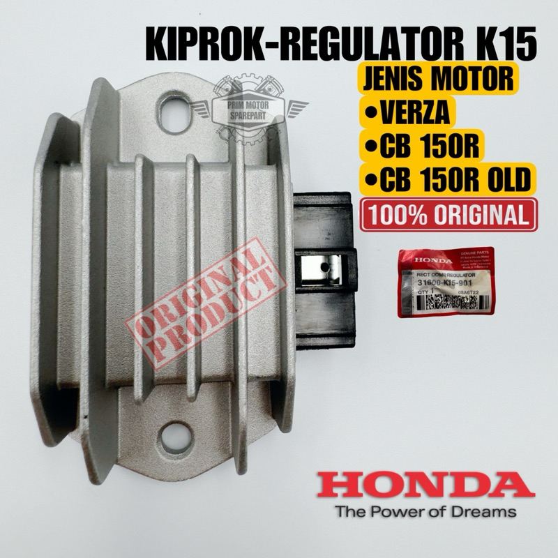 Jual GARANSI ORIGINAL KIPROK REGULATOR K15 VERZA, CB 150R, CB 150R OLD ...