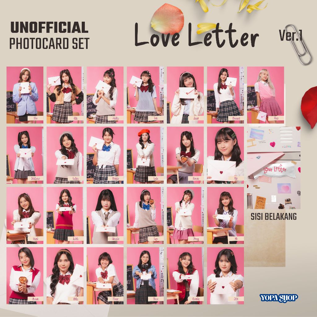 Jual PC Photocard JKT48 Unofficial / Fanmade Edisi "Love Letter vol.1 ...