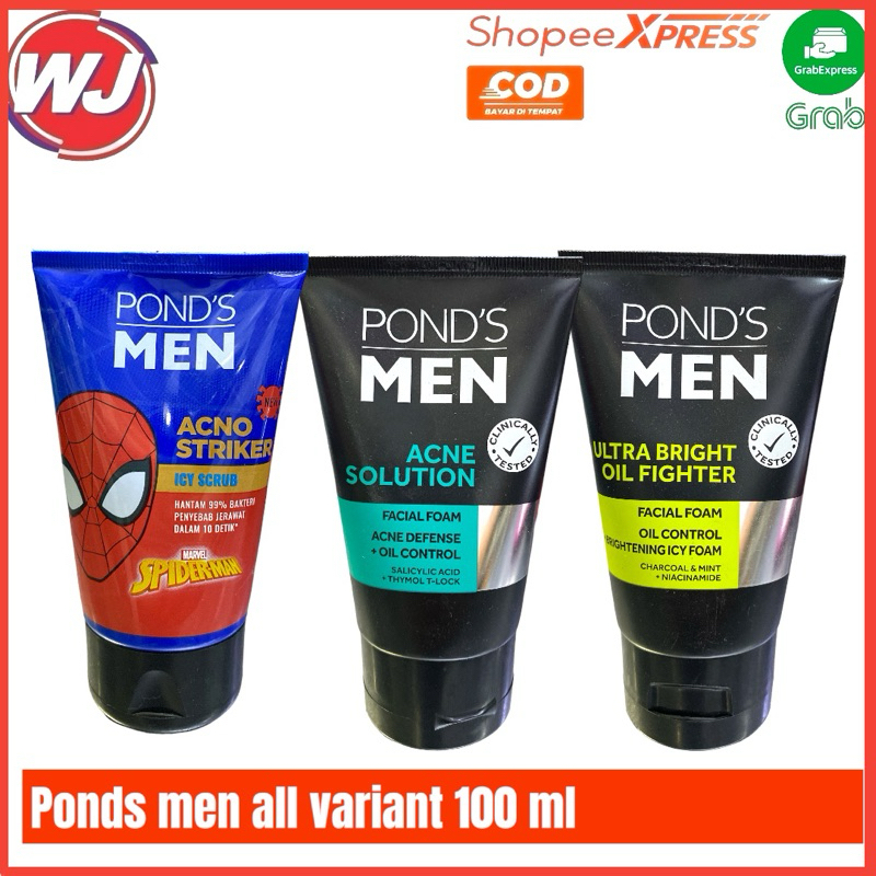 Jual PONDS MEN ALL VARIANT 100 ML | Shopee Indonesia