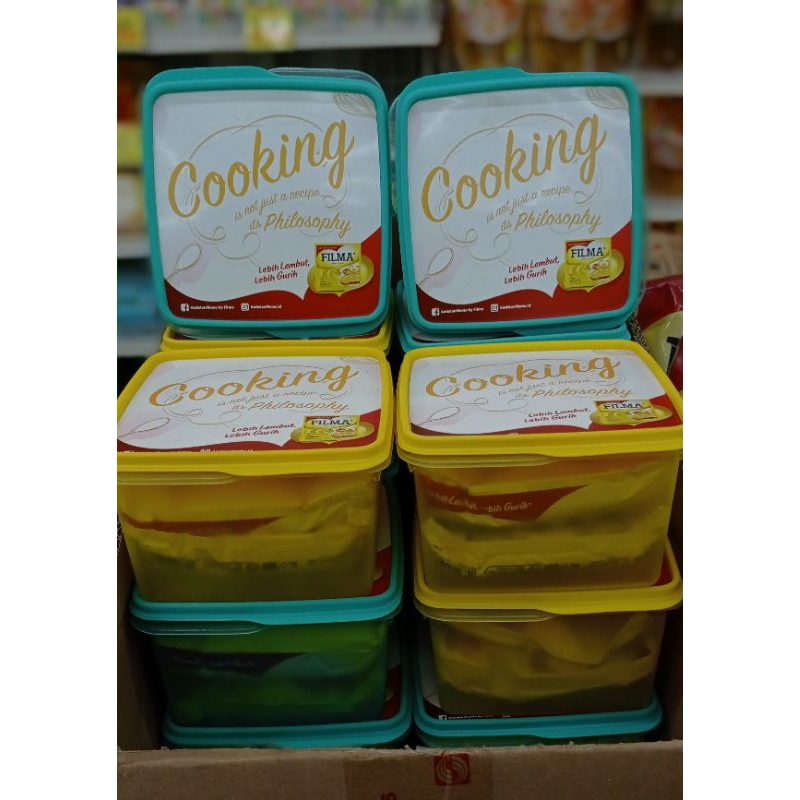 Jual Filma margarin 200 gr beli 3 gratis kotak makan | Shopee Indonesia