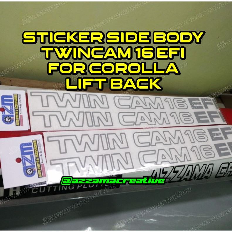 Jual Stiker Twincam 16 EFI Stickers for Corolla Liftback | Shopee Indonesia