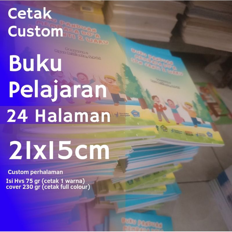 Jual CETAK BUKU SEKOLAH,PELAJARAN,LKS,PAKET CUSTOM ukuran 21x15cm ...