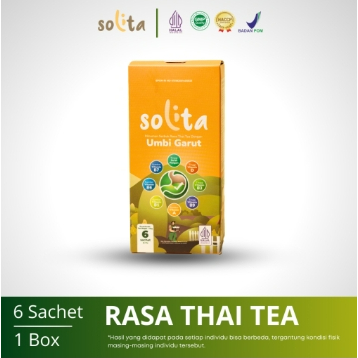 Jual SOLITA(ISI 6) RASA THAI TEA Nutriflakes Sereal Umbi Garut Asam ...