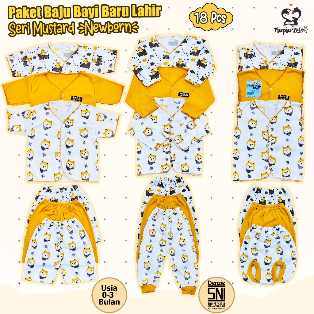 Jual Top 1 DENZIE - Paket 18 Pcs Setelan Baju Bayi Celana Bayi Baru ...