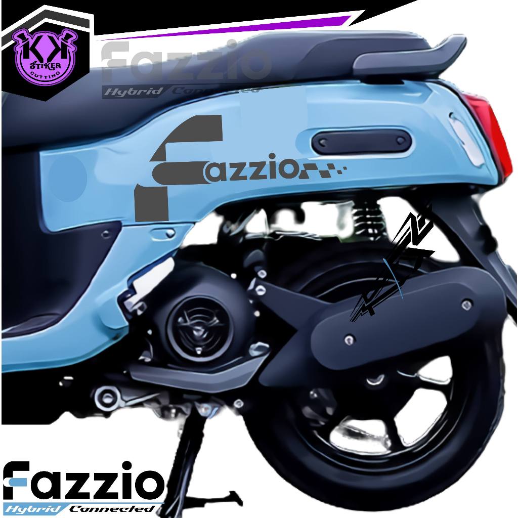 Jual SC.431/STRIPING FAZZIO SIMPEL/STIKER TULISAN FAZZIO/STRIPING ...
