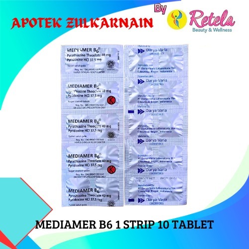 Jual Mediamer B6 1 Strip 10 Tablet | Shopee Indonesia