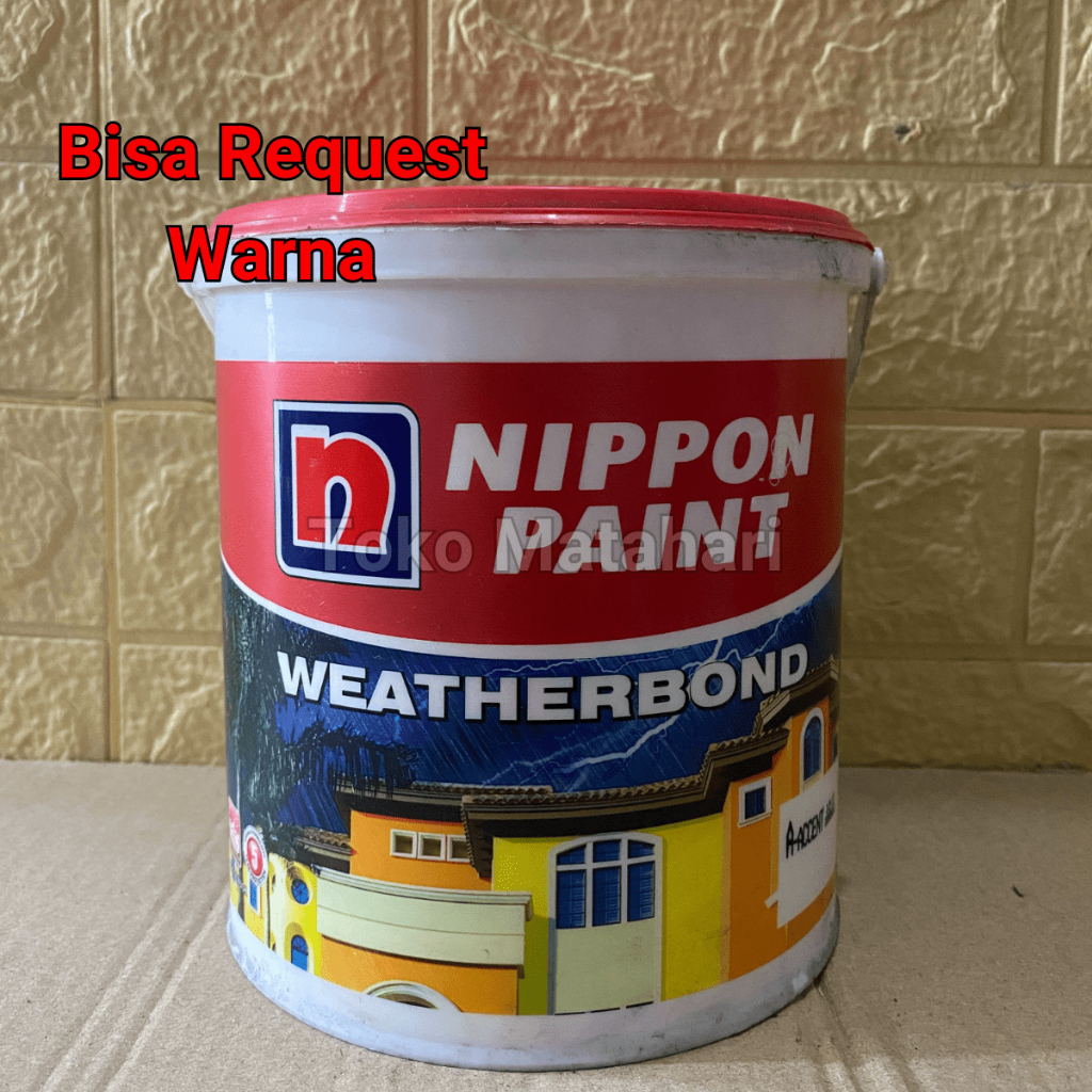 Jual Cat Tembok Nippon Paint Weatherbond 20 L | Shopee Indonesia