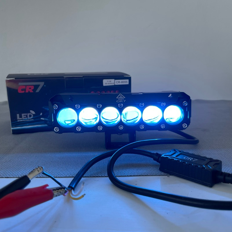 Jual Lampu Tembak LED Laser D2 D3 SQL 6 Mata Transformer CR7 Plus Devil ...