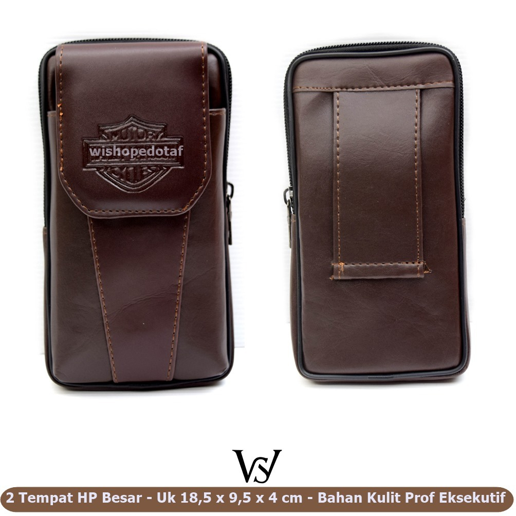 Jual Dompet Case Hp Pria Combi Flip Kulit Jumbo Max 7 WS Coffee Motor ...