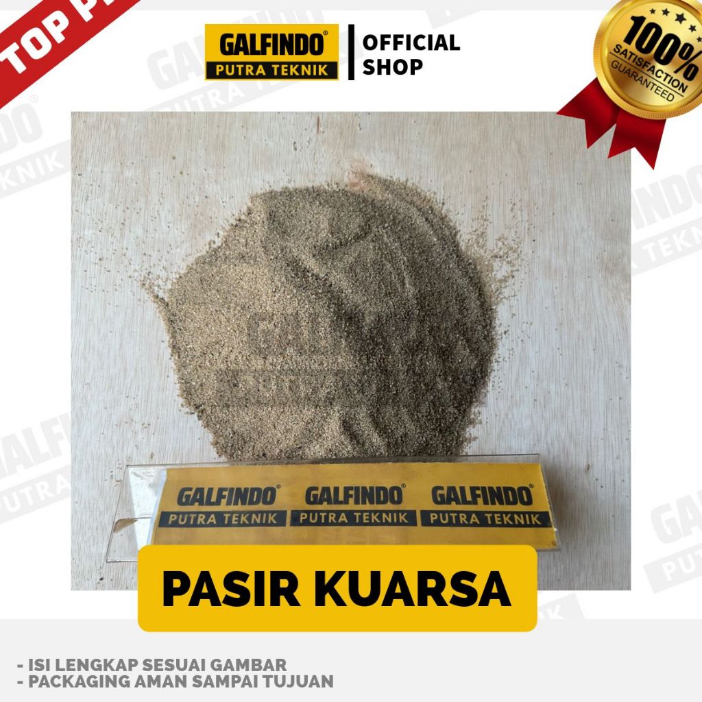 Jual GALFINDO PASIR KUARSA FOR SAND CONE TEST 25 KG ORIGINAL | Shopee ...