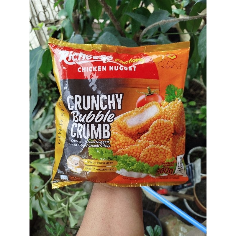 Jual Richeese Factory Chicken Nugget Crunchy Bumble Crumb Kemasan ...